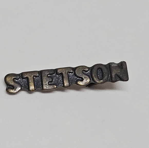 Stetson | Accessories | Vintage Stetson Name Bronze Finish Hat Pin ...